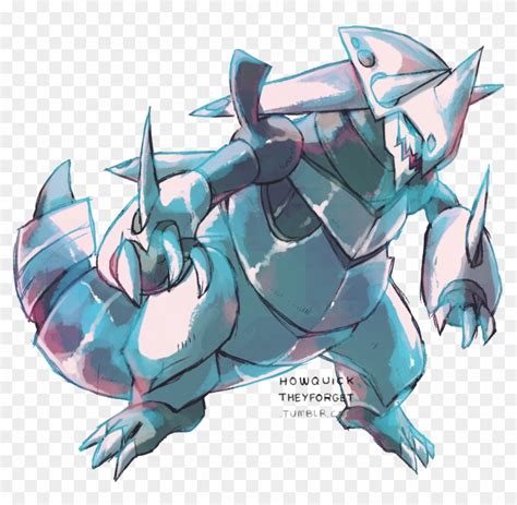 Normal Aggron Has Sturdy And Earthquakes Mega Aggron Hd Png