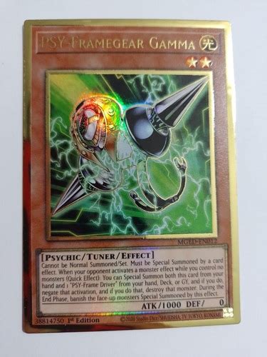 Psy Framegear Gamma Gold Ultra Rare Yugioh Meses Sin Intereses