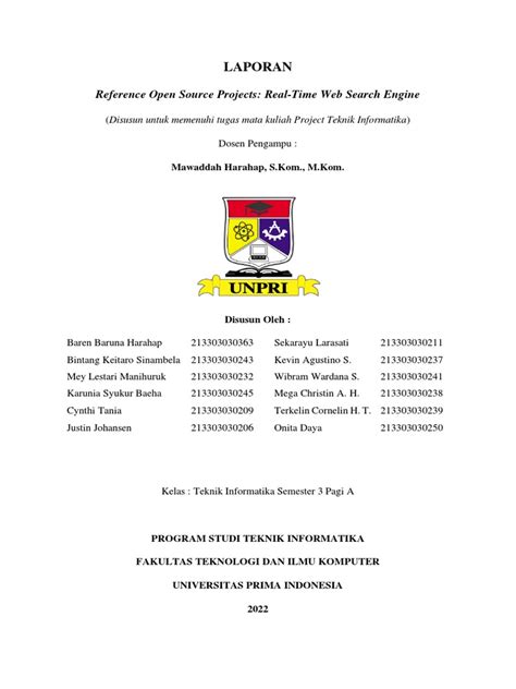 Laporan Real Time Web Search Engine 3 Pagi A Pdf