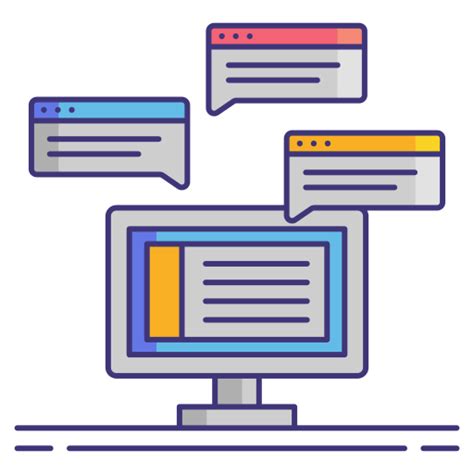 Speech Bubble Flaticons Lineal Color Icon