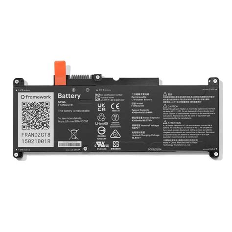 Framework 12 Laptop Battery 1167v 4365mah Rechargeable Li Ion