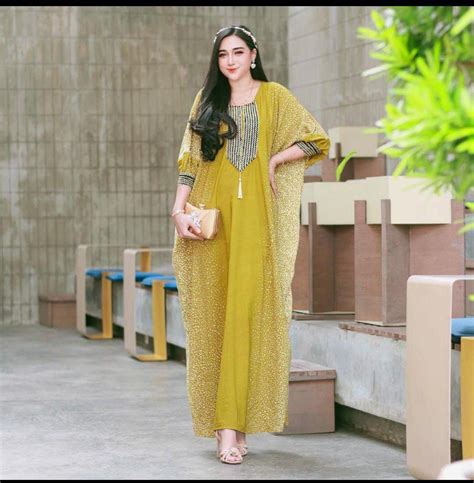 Kaftan Batik Kaftan Wanita Sultan Renda Jumbo Maksi Motif Batik