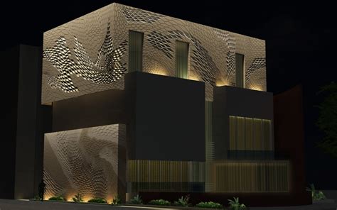 Hex Skin Architectural Facade Borrowed Earth Collaborative