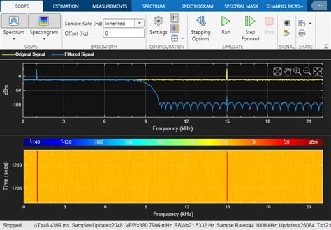 Display Frequency Spectrum Of Time Domain Signals Simulink Mathworks France