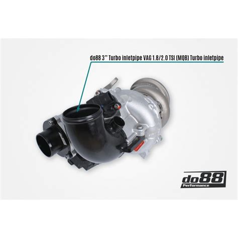 Vag Mqb 20tfsi Ea888 Do88 485mm Inloppsrör För Oem Turbo Och Svart