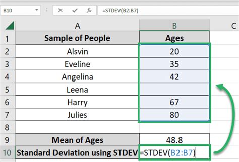 how to do standard deviation in excel earn and excel