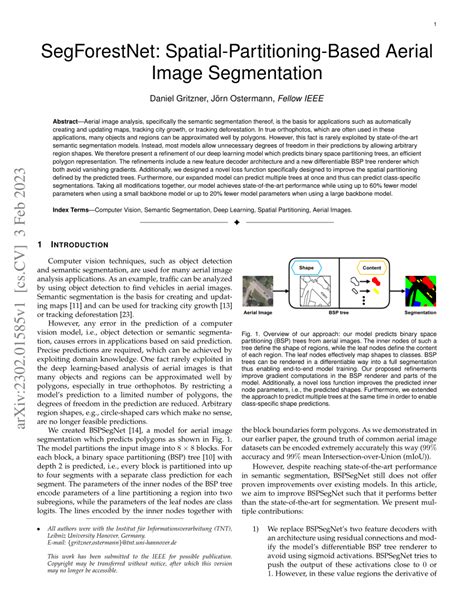 PDF SegForestNet Spatial Partitioning Based Aerial Image Segmentation
