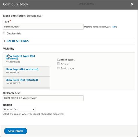 Créer Un Bloc Drupal 8 En Quelques Secondes Flocon De Toile