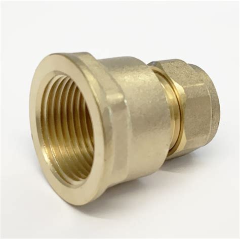 Mm X Female Iron Straight Compression Brass
