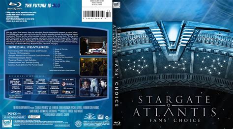 Stargate Atlantis Fans Choice Movie Blu Ray Custom Covers Stargate