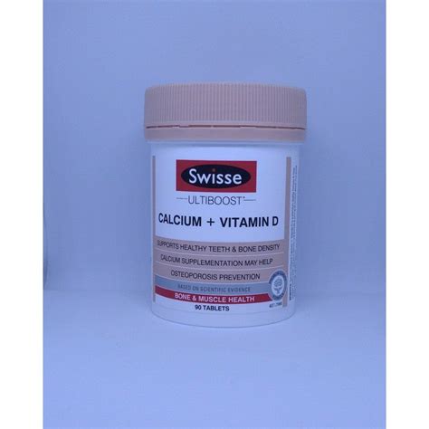 Jual Swisse Calcium Vit D Vitamin 90 Tablet Shopee Indonesia