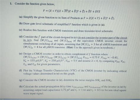 Solved 1 Consider The Function Given Below F X Yx