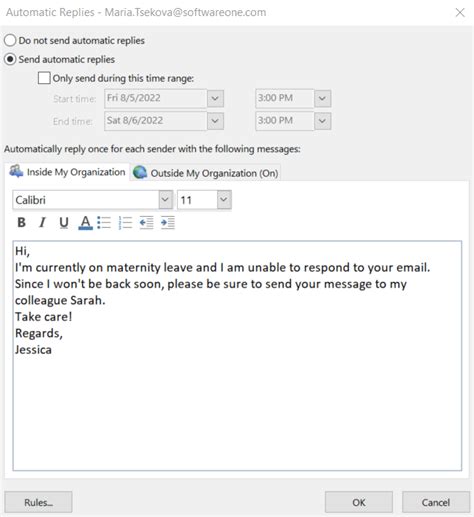 Maternity Leave Automatic Reply The Post Maternity Leave