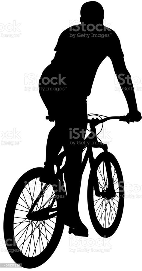 실루엣 선으로나 Cyclist 숫나사 2015년에 대한 스톡 벡터 아트 및 기타 이미지 2015년 건강한 생활방식 남성