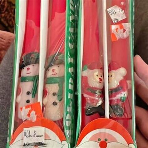 Vintage Santa Candle Etsy