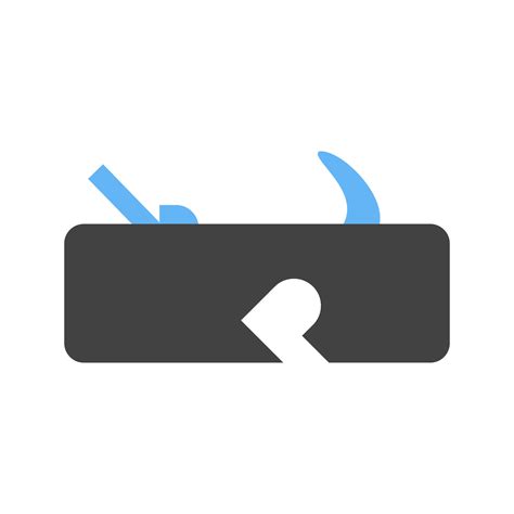 Old Style Plane Glyph Blue And Black Icon 11005824 Vector Art At Vecteezy