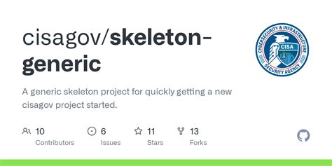 github cisagov skeleton generic a generic skeleton project for