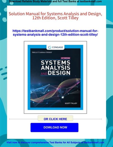 Solution Manual For Systems Analysis And Design 12th Edition Scott Tilley Pdf