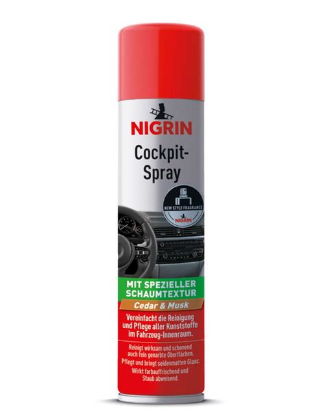 Nigrin Cockpit Spray New Style Fragrance