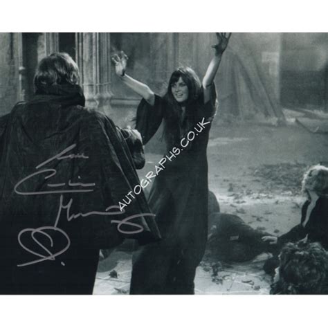 Caroline Munro Christopher Neame Hammer Signed Autograph Photo