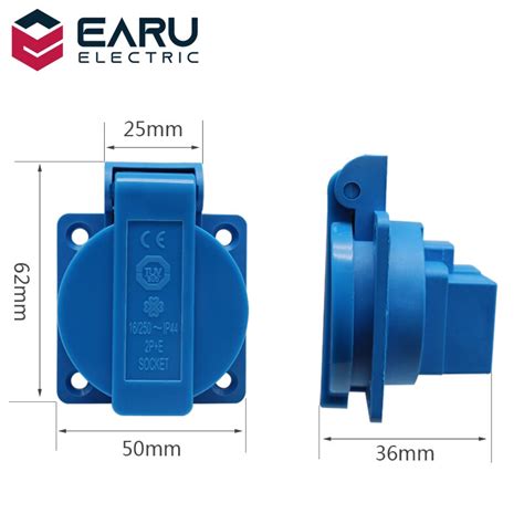 16a Eu Standard Waterproof Socket Industrial House Vicedeal