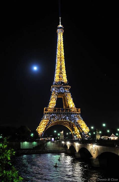 The Eiffel Tower At Night