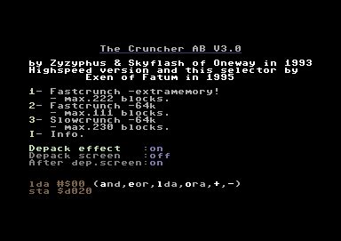 CSDb The Cruncher AB V By Fatum CSDb The Cruncher AB V By Fatum