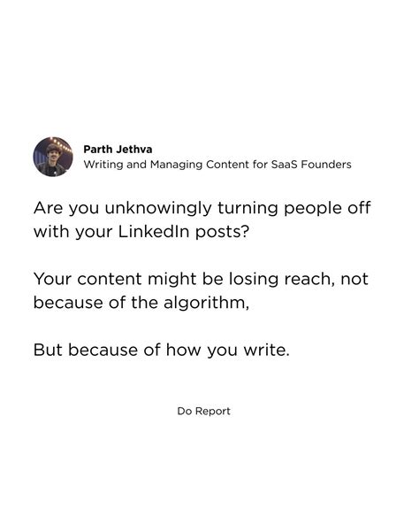 Are You Unknowingly Turning People Off With Your Linkedin Posts Your