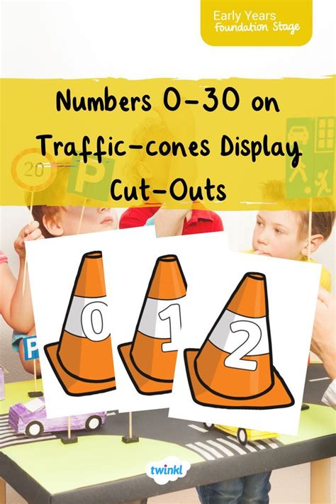 Numbers 0 30 On Traffic Cones Display Cut Outs Early Years Foundation