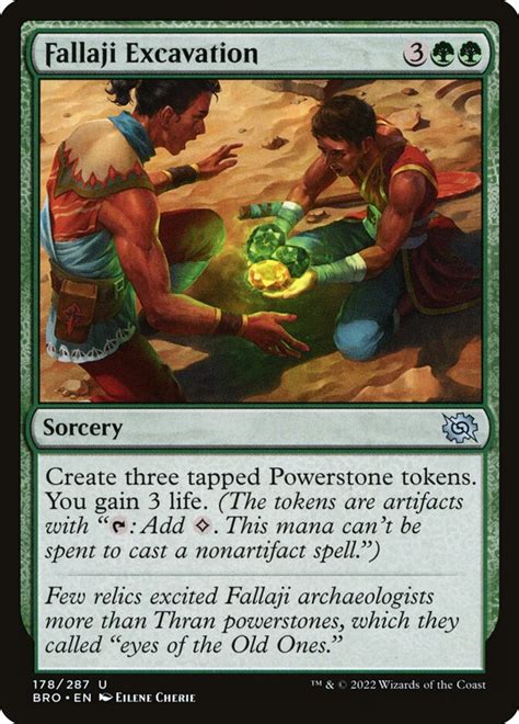 Fallaji Excavation · The Brothers War Bro 178 · Scryfall Magic The