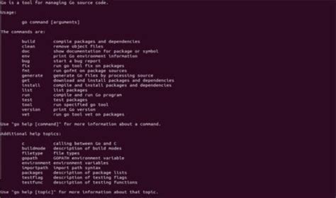 Go instala este lenguaje de programación en Ubuntu