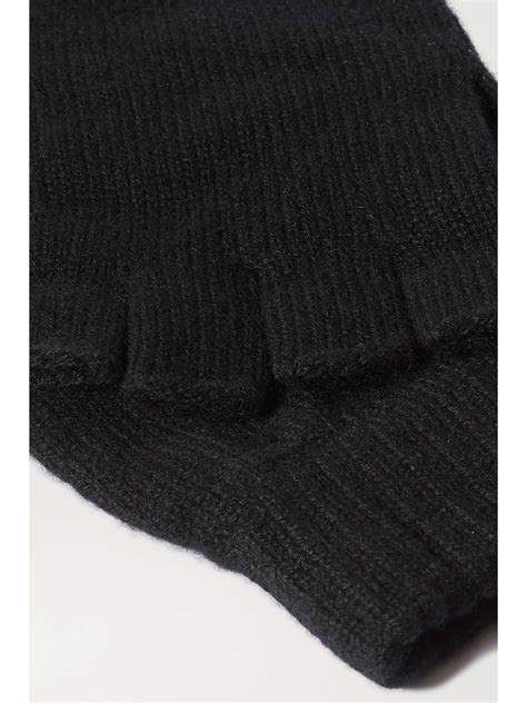 Johnstons Of Elgin Net Sustain Cashmere Fingerless Gloves Net A Porter