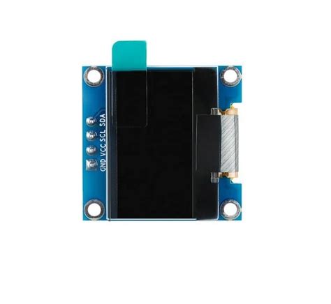 0 96 I2c Iic 4 Pin Oled Display Module Blue And Yellow Pixel 128x64 Dot Matrix Masion Up