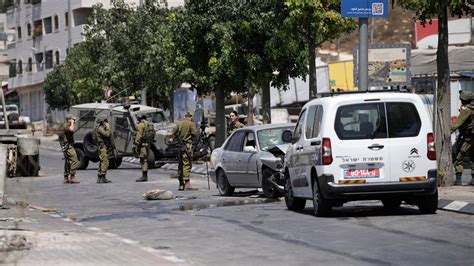 Palestinians Clash With Own Security Forces In A West Bank Refugee Camp