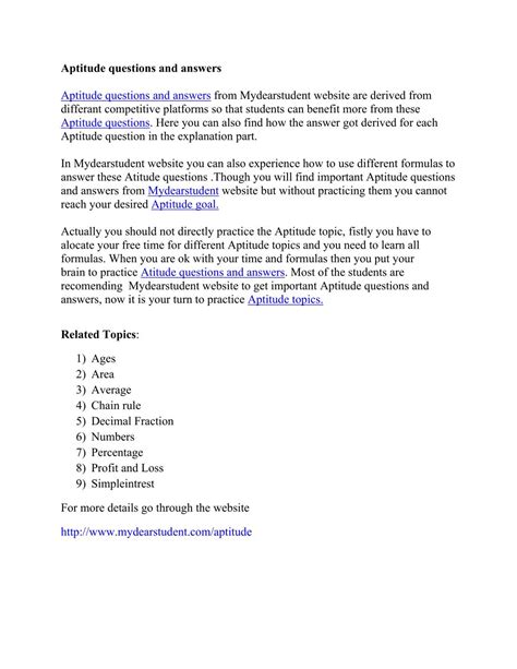 Ppt Aptitude Questions And Answers Powerpoint Presentation Free