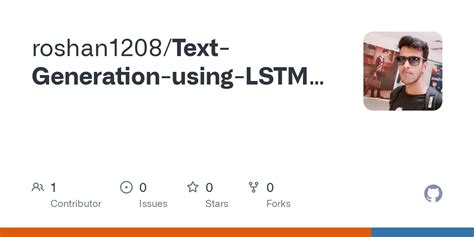 Github Roshan1208text Generation Using Lstm And Pytorch