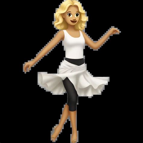 Blonde Woman Salsa Dancing Emoji Ai Emoji Generator