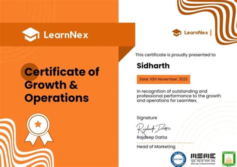 Learnnex Growth Siddharth Choure