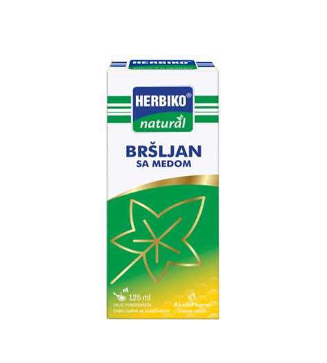 Herbiko Sirup BrŠljan Sa Medom 125ml On Line Apoteka Janković