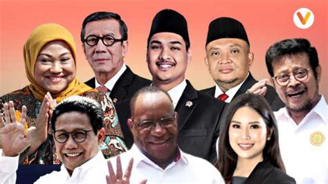 INFOGRAFIK Deretan Menteri Wamen Dan Artis Jadi Caleg