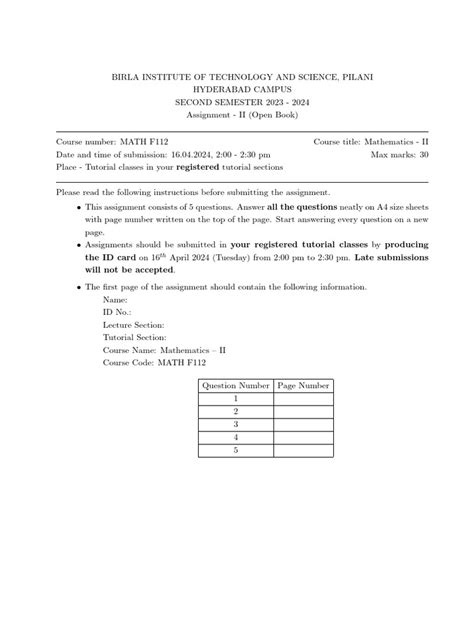 Assignment Ii Pdf Function Mathematics Mathematical Relations