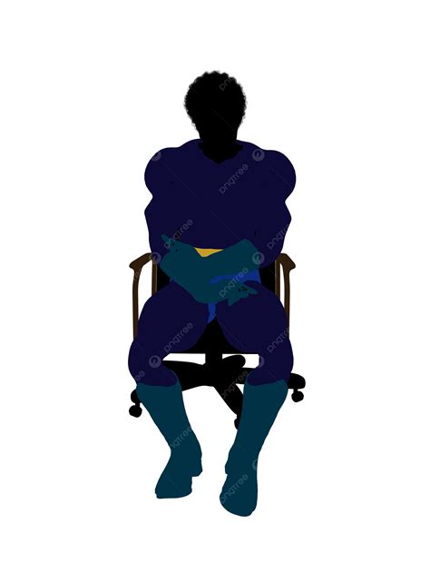 輪廓 一位非裔美國血統的男性超級英雄坐在 男性 男人png去背圖片素材免費下載，免摳圖設計圖案下載 Pngtree