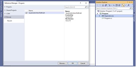How To Use HTML To RTF Net Library Under Windows