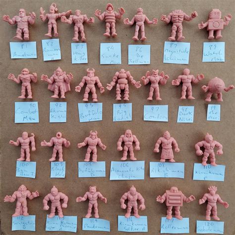M U S C L E MEN 81 120 Kinnikuman Fantasy Action Figures By Etsy