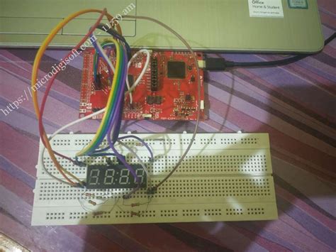 ti launchpad interfacing 4 digit 7 segment display with msp432
