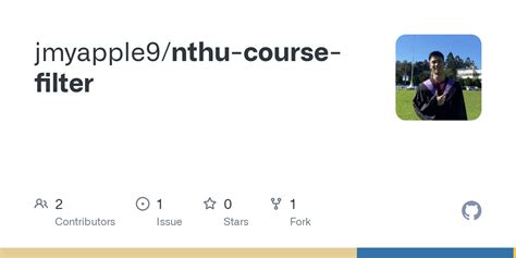 Github Jmyapple9nthu Course Filter