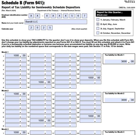 What Is Schedule B Form 941 And When Do You File It