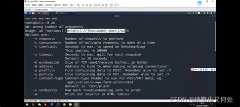 通过kali Linux 模拟cc攻击进行web压力测试实战免费cc攻击测试 Csdn博客
