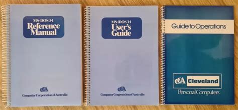Cleveland Personal Computers 186 Cca Guide To Operations Ms Dos 3 1