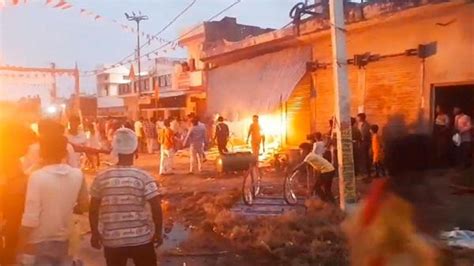 Bahraich Violence One Killed Multiple Injured As Communal Clash